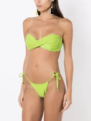 AMIR SLAMA Twist-detail Bikini Top