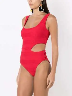 AMIR SLAMA Hardware-detail Cut-out One-piece Swimsuit