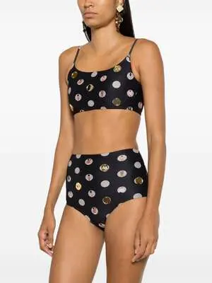 AMIR SLAMA Graphic-print Bikini