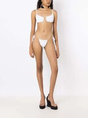 AMIR SLAMA Chain-link Textured Bikini