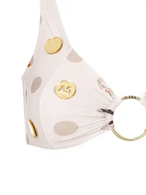 AMIR SLAMA Graphic-print Two-piece Bikini Set