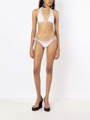 AMIR SLAMA Sheer-panel Triangle Bikini