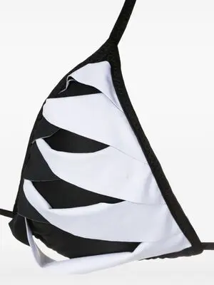 AMIR SLAMA Cut-out Triangle Bikini - Black