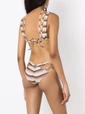 AMIR SLAMA Striped Bikini