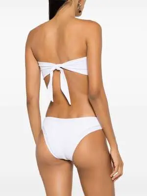 AMIR SLAMA Textured Bandeau Bikini Set