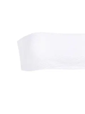 AMIR SLAMA Textured Bandeau Bikini Set