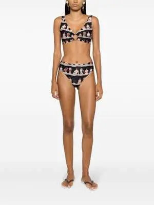 AMIR SLAMA Graphic-print Bikini