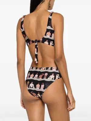 AMIR SLAMA Graphic-print Bikini