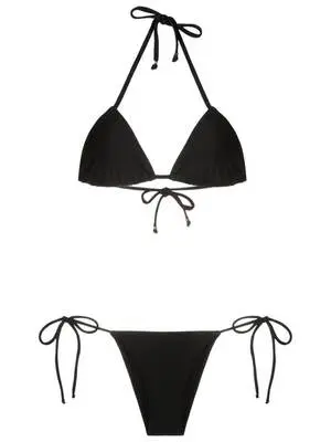 AMIR SLAMA Triangle-cup Bikini - Black