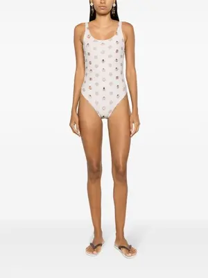 AMIR SLAMA Graphic-print Swimsuit