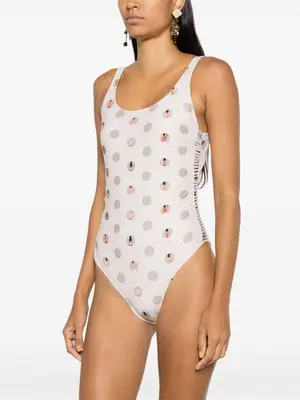 AMIR SLAMA Graphic-print Swimsuit