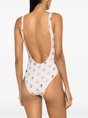 AMIR SLAMA Graphic-print Swimsuit