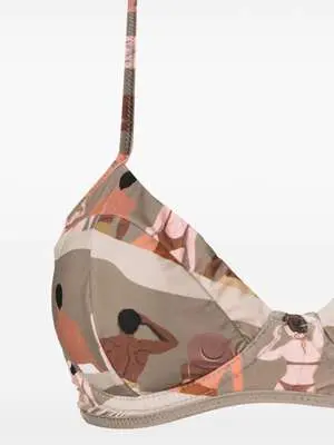 AMIR SLAMA Graphic-print Bikini