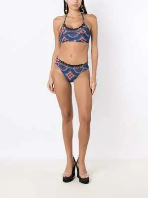 AMIR SLAMA Graphic-print Bikini