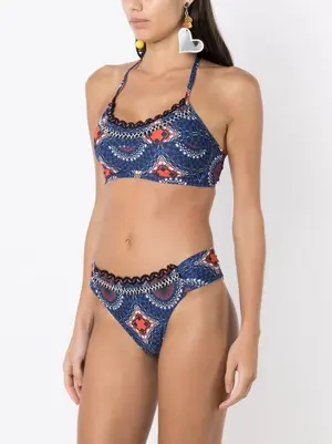 AMIR SLAMA Graphic-print Bikini