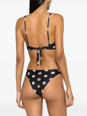 AMIR SLAMA Graphic-print Underwire Bikini