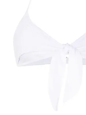 AMIR SLAMA Bow-embellished Bikini Set