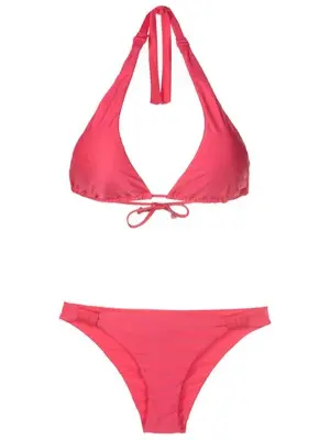 AMIR SLAMA Halterneck Triangle Bikini - Pink