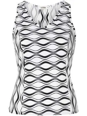 AMIR SLAMA Graphic-print Tank Top