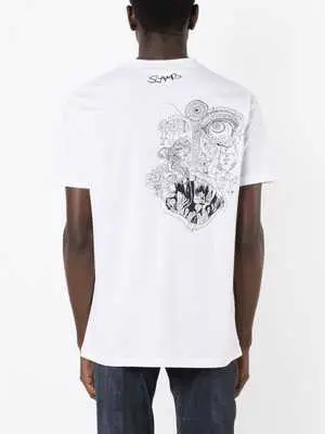 AMIR SLAMA Graphic Print T-shirt