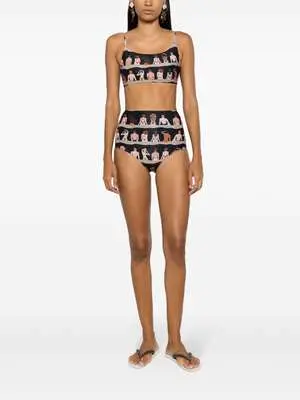 AMIR SLAMA Graphic-print Bikini