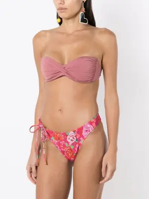 AMIR SLAMA Twist-detail Bikini Top