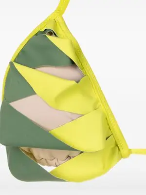 AMIR SLAMA Cut-out Triangle Bikini - Green