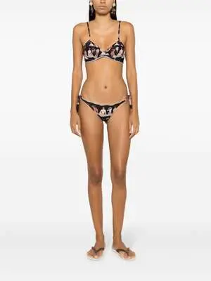 AMIR SLAMA Graphic-print Bikini Bottom