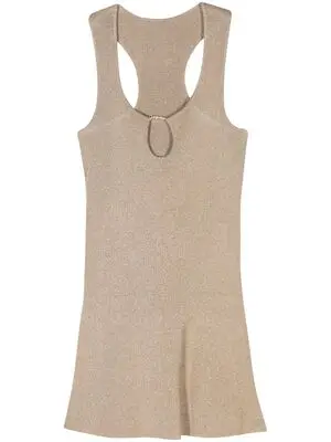 Jacquemus Bril Lurex Mini Dress