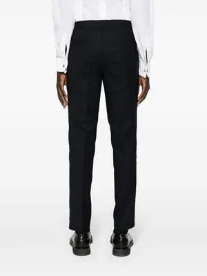 Hugo Boss Satin-trim Tailored Trousers