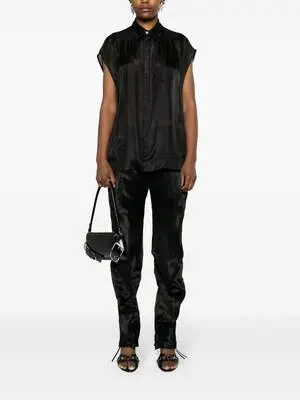Rick Owens Sl Jumbo Silk Blouse