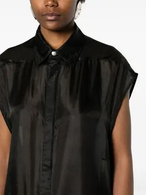 Rick Owens Sl Jumbo Silk Blouse