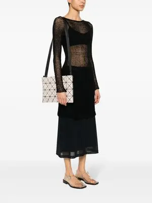 Issey Miyake Geometric Panelled Clutch Bag