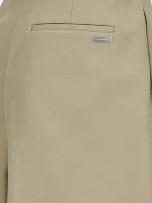 FERRAGAMO Cotton-silk Tailored Shorts