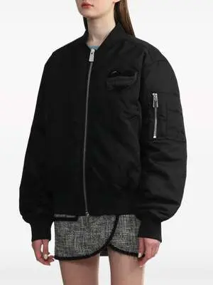 CHARLES JEFFREY Logo-appliqué Bomber Jacket