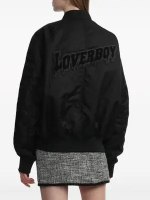 CHARLES JEFFREY Logo-appliqué Bomber Jacket