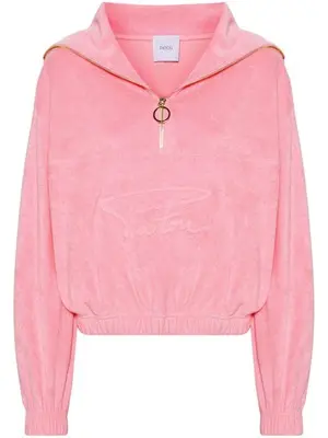 PATOU Half-zip Terrycloth Hoodie