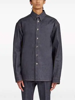 FERRAGAMO Long Sleeved Denim Shirt