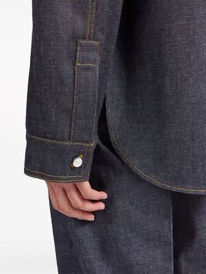 FERRAGAMO Long Sleeved Denim Shirt