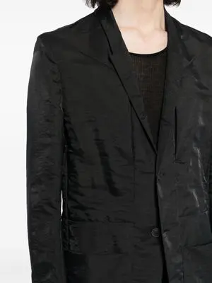 Rick Owens Silk-blend Single-breasted Blazer