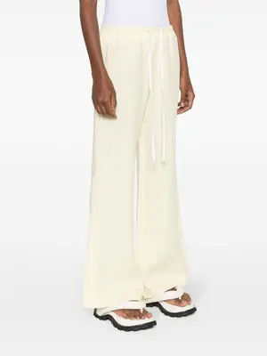 FORTE_FORTE Linen Palazzo Trousers - Yellow