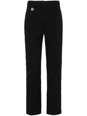 Emporio Armani Crinkled Slim-fit Trousers