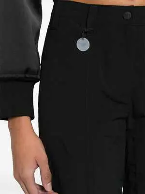 Emporio Armani Crinkled Slim-fit Trousers