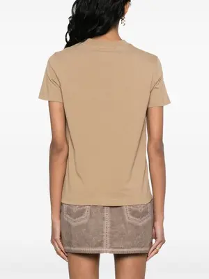 Versace Logo-print T-shirt - Neutrals