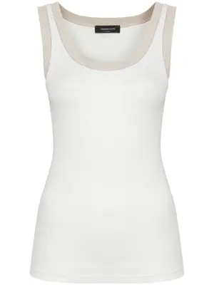 Women's Fabiana Filippi White Camis Tanks