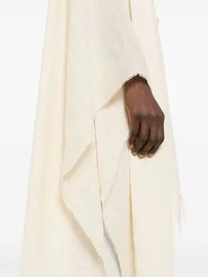 Fabiana Filippi Open-front Fringed Cape