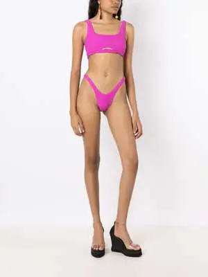 AMIR SLAMA Woven-design Bikini