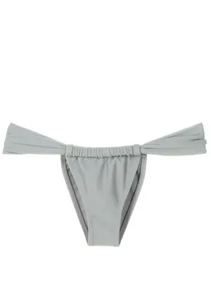 AMIR SLAMA Amir Slama Gathered Bikini Bottom Grey