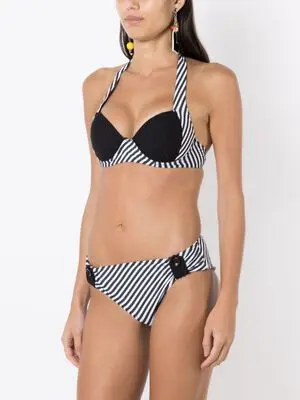 AMIR SLAMA Striped Bikini Set