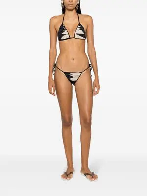 AMIR SLAMA Cut-out Triangle Bikini - Black